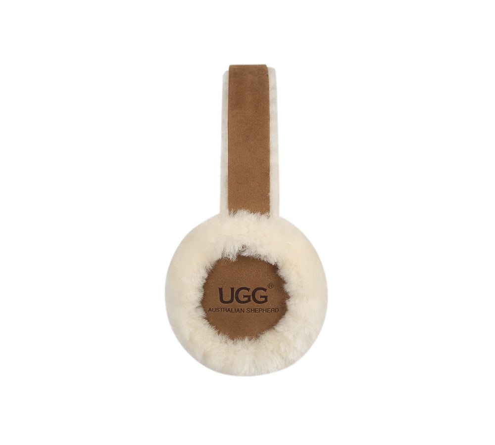 Adjustable Sheepskin Wool Earmuff Connie – Australian Shepherd UGG Store