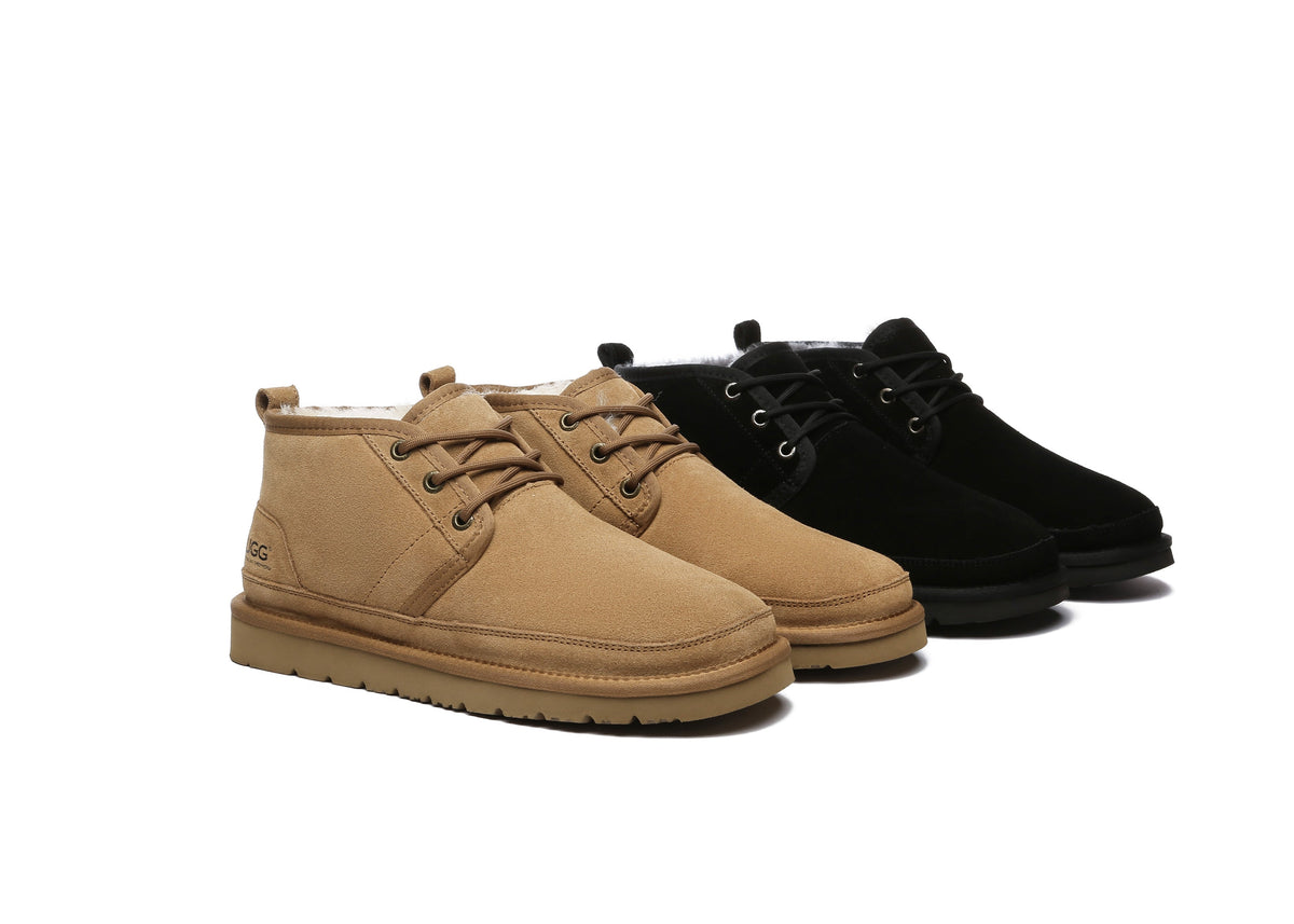 Lace Up Ankle Casual Boots Leonard – Australian Shepherd UGG Store